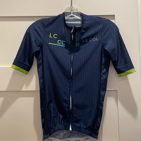 Le Col | Tops | Le Col Womens Navy Blue Lccc Lightweight Cycling Jersey ...